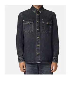 Versace Button-up Denim Shirt