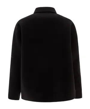 JIL SANDER Relaxed Fit Zip-up Jacket - Black