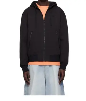 Mackage Long Sleeve Hooded Sweatshirt - Black