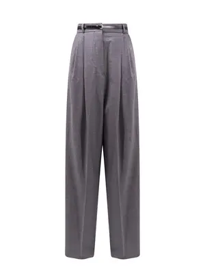 Sportmax Belted Wide Leg Pants