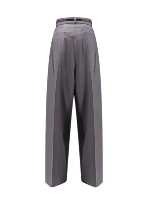 Sportmax Belted Wide Leg Pants