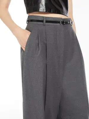 Sportmax Belted Wide Leg Pants