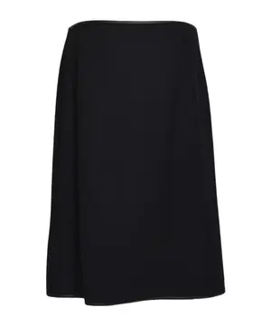JIL SANDER Zip Up Midi Skirt
