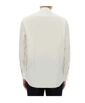 Etro Pegaso Embroidered Buttoned Poplin Shirt - White