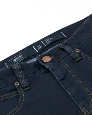 Emporio Armani Logo Jeans - Black