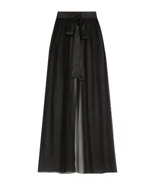 Dolce & Gabbana Belted Chiffon Midi Skirt