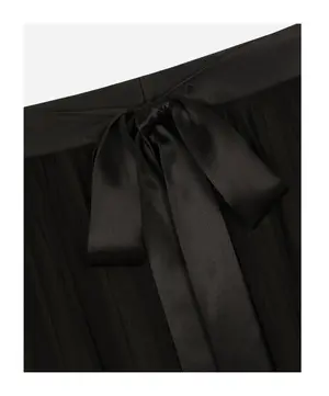 Dolce & Gabbana Belted Chiffon Midi Skirt