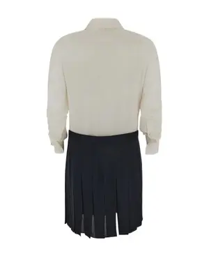 Valentino Garavani Pussy-bow Collar Shirt Dress