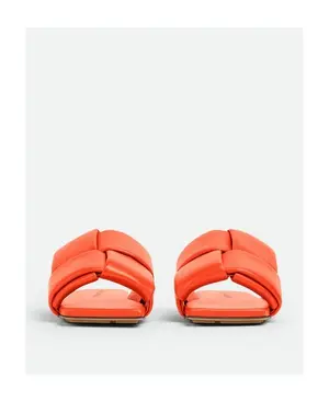 Bottega Veneta Padded Flat Slippers - Orange