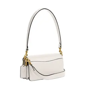 COACH Flap Shoulder Bag - Chalk