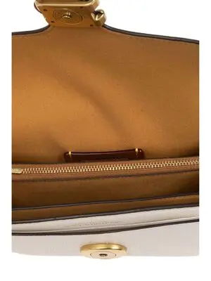 COACH Flap Shoulder Bag - Chalk
