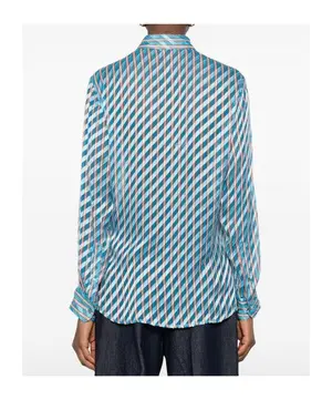 Dries Van Noten Striped Shirt - Blue