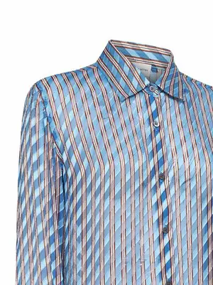 Dries Van Noten Striped Shirt - Blue