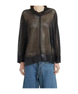 Junya Watanabe Oversized Open-work Sweater