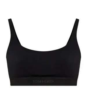 TOM FORD Logo Band Bralette - Black