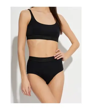 TOM FORD Logo Band Bralette - Black