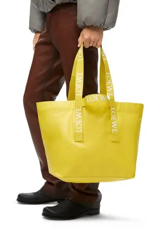 Loewe Fold Shopper In Paper Calfskin
