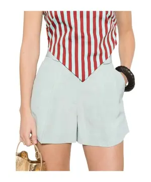 BLAZÉ MILANO Zenith Pleated Shorts - Blue