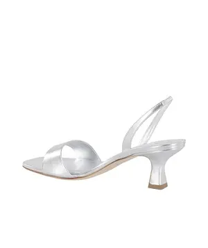 3JUIN 55mm Metallic-finish Sandals - Silver