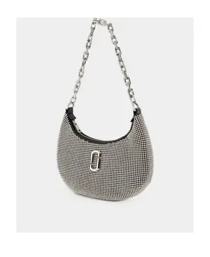 Marc Jacobs Embellished Small Curve Bag - Gray