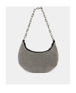 Marc Jacobs Embellished Small Curve Bag - Gray