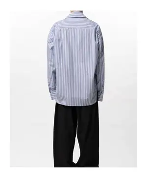 Mihara Yasuhiro Front Layered Stripe Shirt