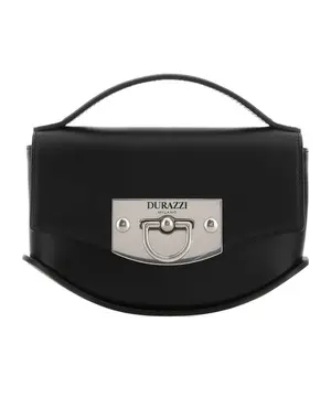 DURAZZI MILANO Flip-lock Leather Shoulder Bag