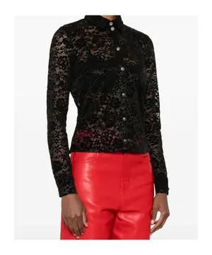 Versace Lace Detailed Shirt