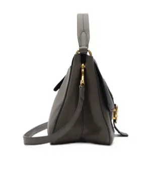 Burberry Small Rider Bag With Top Handle And Adjustable Shoulder Strap - Black