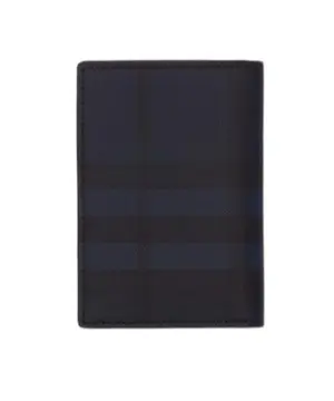 Burberry City Check Folding Card Case