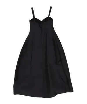 JIL SANDER Techno Gabardine Bustier Dress