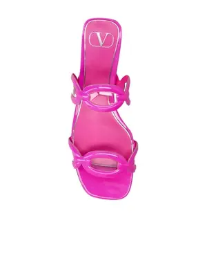 Valentino Garavani Square Toe Slip-on Slides