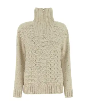 Loro Piana Semi-zipper Cashmere Sweater - No