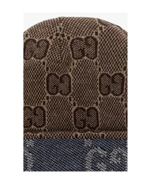 Gucci Reversible Gg Beanie - Black