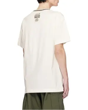 Moncler X Palm Angels Cotton T-shirt With Embroidered Logo