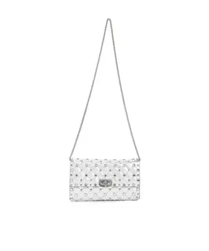 Valentino Garavani Rockstud Spike Foldover Top Shoulder Bag