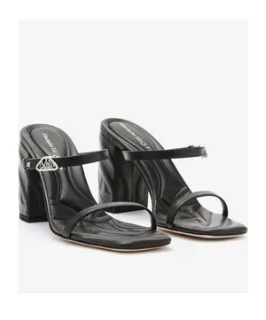 Alexander McQueen Seal Strap Slip-on Mules