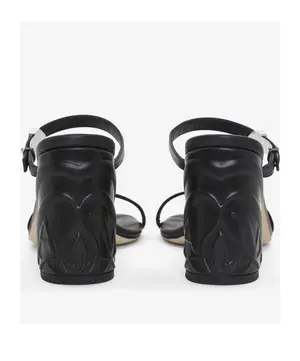Alexander McQueen Seal Strap Slip-on Mules