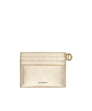 Givenchy 4g-logo Leather Cardholder - Nude