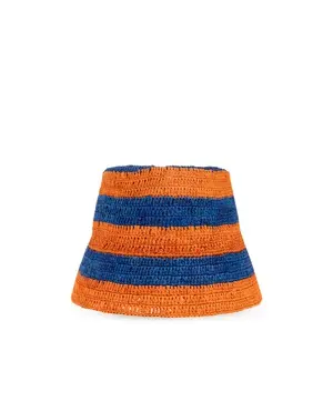 Etro Woven Bucket Hat - Orange