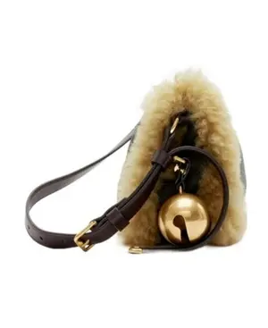 Burberry Shield Leather Shoulder Bag
