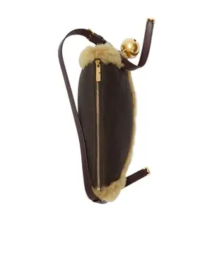 Burberry Shield Leather Shoulder Bag