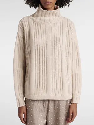 Max Mara Vitalba Turtleneck Jumper - Beige