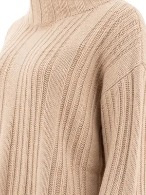 Max Mara Vitalba Turtleneck Jumper - Beige