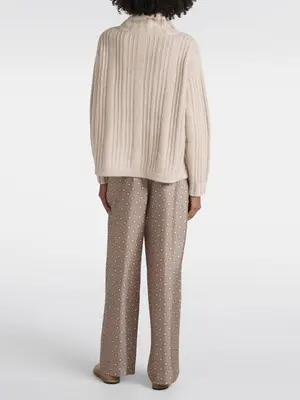 Max Mara Vitalba Turtleneck Jumper - Beige