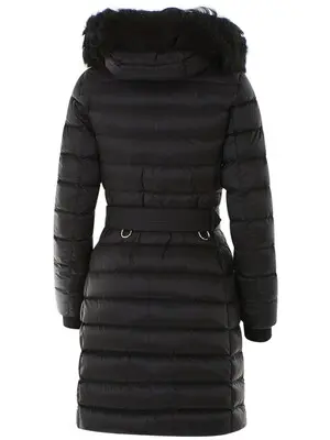 Burberry Fur Trimmed Padded Coat