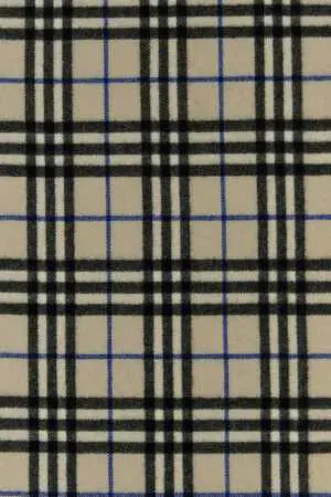 Burberry Checked Fringed Scarf