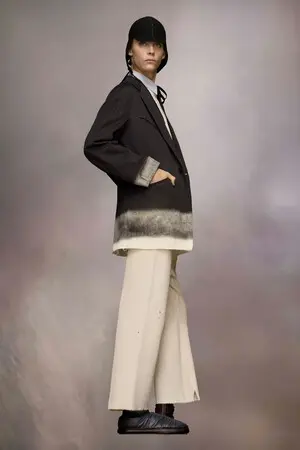 MAISON MARGIELA Pinstriped Button-up Blazer