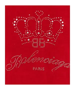 Balenciaga Embellished Logo Hooded Jacket
