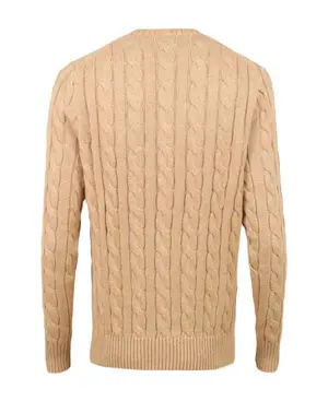 Polo Ralph Lauren Cable Knit Jumper With Embroidered Pony